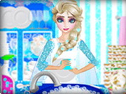 Elsa Washing Dishes Game - Play Elsa Washing Dishes Online for Free at ...