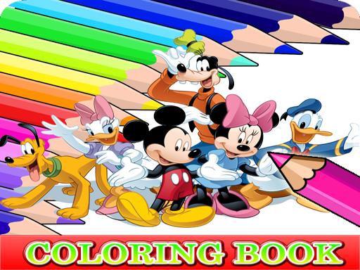 Coloring Book for Mickey Mouse Game - Play Coloring Book for Mickey ...
