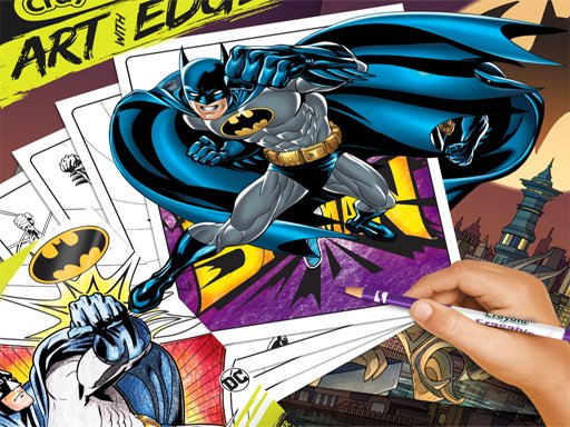 Coloring Book for Batman Game - Play Coloring Book for Batman Online ...