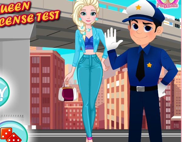 Ice Queen Driver License Test Game - Play Ice Queen Driver License Test ...