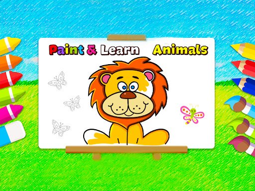 Paint and Learn Animals Game - Play Paint and Learn Animals Online for ...