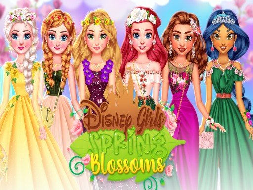 Princess Girls Spring Blossoms Game - Play Princess Girls Spring ...