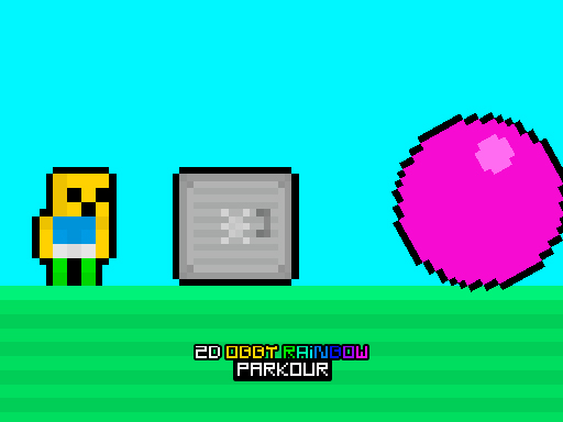 2D Obby Rainbow Parkour Game - Play 2D Obby Rainbow Parkour Online for ...