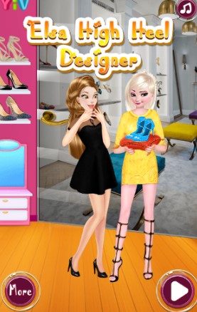 Elsa High Heel Designer Game - Play Elsa High Heel Designer Online for ...