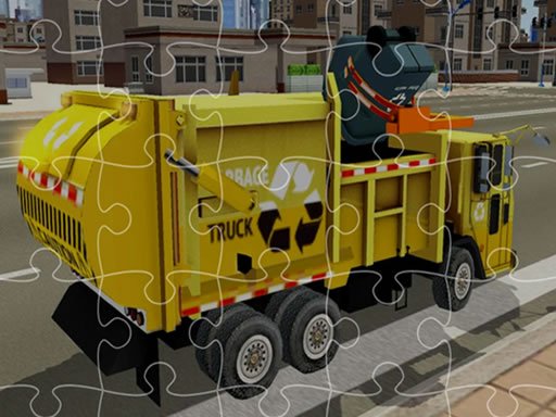Garbage Trucks Jigsaw Game - Play Garbage Trucks Jigsaw Online for Free ...