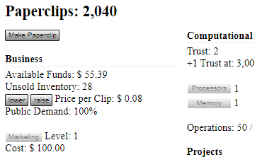 Universal Paperclips Game - Play Universal Paperclips Online for Free ...