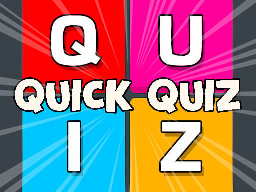Quick Quiz Game - Play Quick Quiz Online for Free at YaksGames