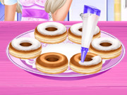 Elsa Rainbow Donuts Cooking Game - Play Elsa Rainbow Donuts Cooking ...