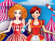 Elsa And Anna Going To Circus Game - Play Elsa And Anna Going To Circus ...
