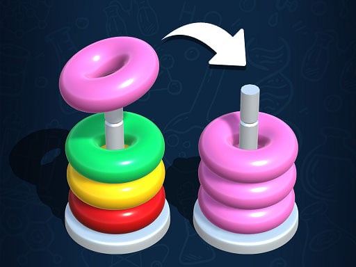 Color Hoop Stack Game - Play Color Hoop Stack Online for Free at YaksGames
