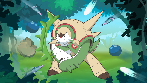 Chesnaughts Spiky Shield Game - Play Chesnaughts Spiky Shield Online ...