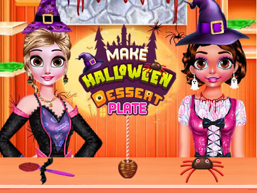 Make Halloween Dessert Plate Game - Play Make Halloween Dessert Plate ...
