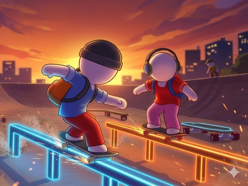 Skate Duo Runner Game - Play Skate Duo Runner Online for Free at YaksGames