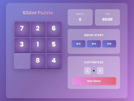 Sliding Number Puzzle – Classic Brain Teaser Game - Play Sliding Number ...