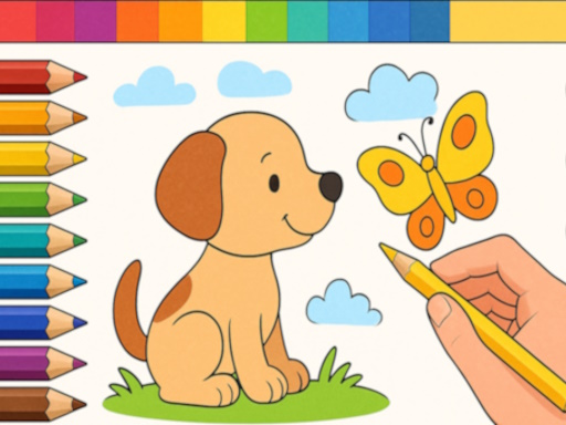 Draw with Pencils Coloring Book! Game - Play Draw with Pencils Coloring ...