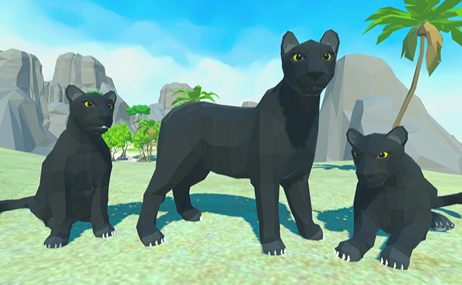 Panther Family Simulator 3D Game - Play Panther Family Simulator 3D ...