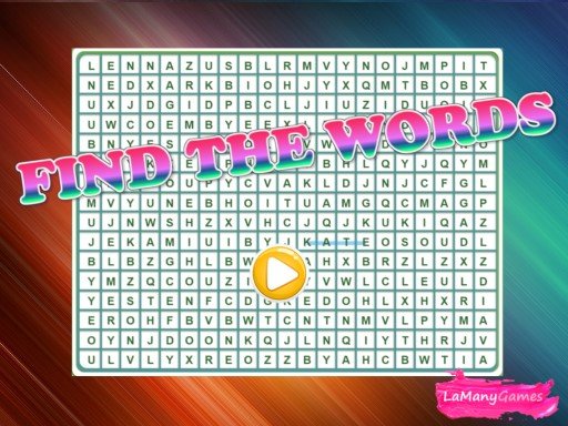 FIND THE WORDS Game - Play FIND THE WORDS Online for Free at YaksGames