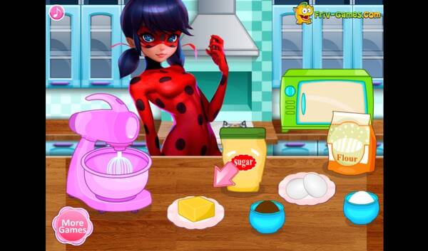 Ladybug Cooking Cupcakes Game - Play Ladybug Cooking Cupcakes Online ...