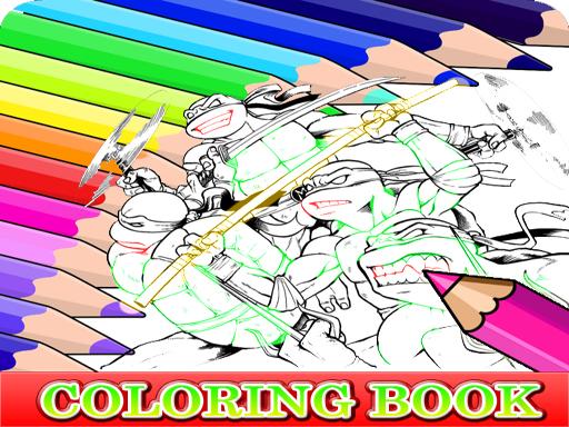 Coloring Book for Ninja Turtle Game - Play Coloring Book for Ninja ...